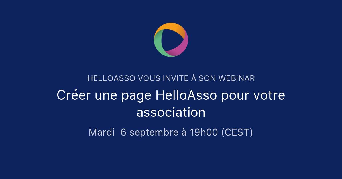 Créer une page HelloAsso pour votre association | HelloAsso