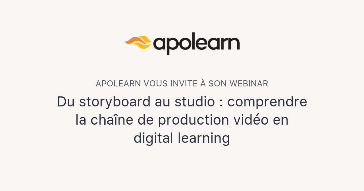 Du storyboard au studio : comprendre la chaîne de production vidéo en ...