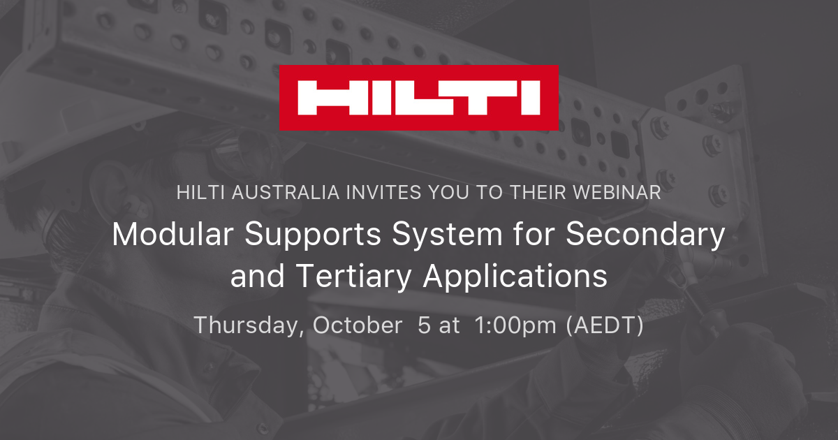 Modular Supports System for Secondary and Tertiary Applications | MO ...