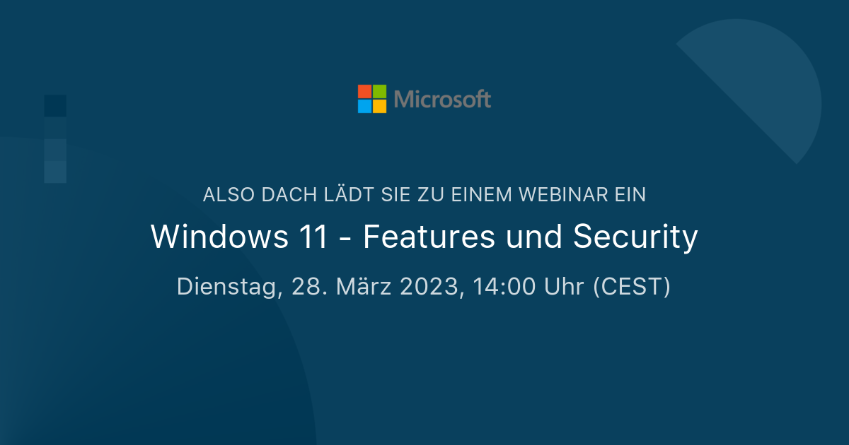 Windows 11 - Features und Security | ALSO DACH