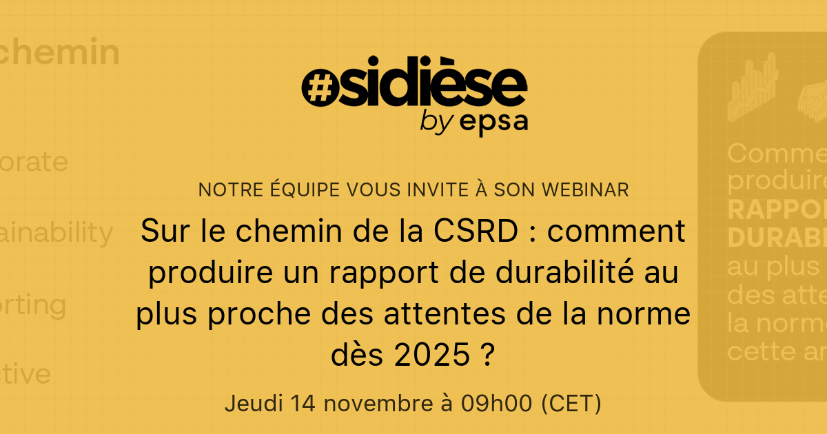 Sur le chemin de la CSRD : comment produire un rapport de durabilité au ...