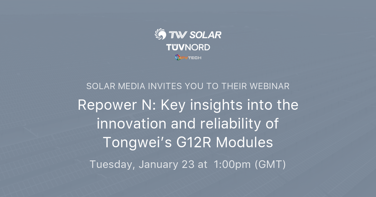 Repower N: Key insights into the innovation and reliability of Tongwei’s G12R Modules | Solar Media