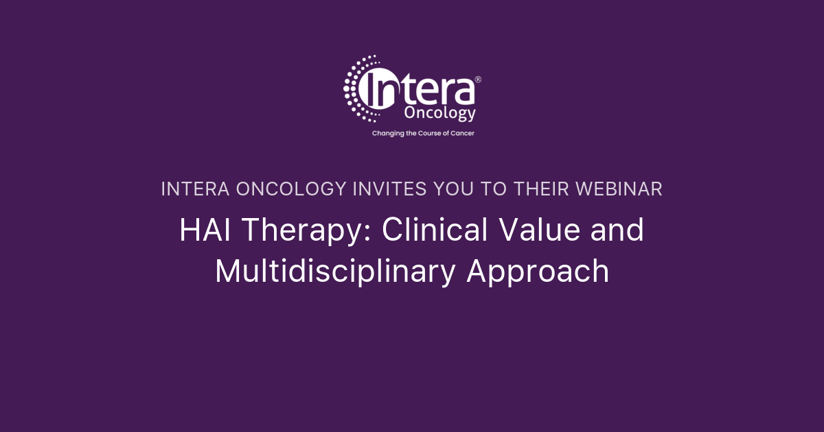 HAI Therapy: Clinical Value and Multidisciplinary Approach | Intera ...
