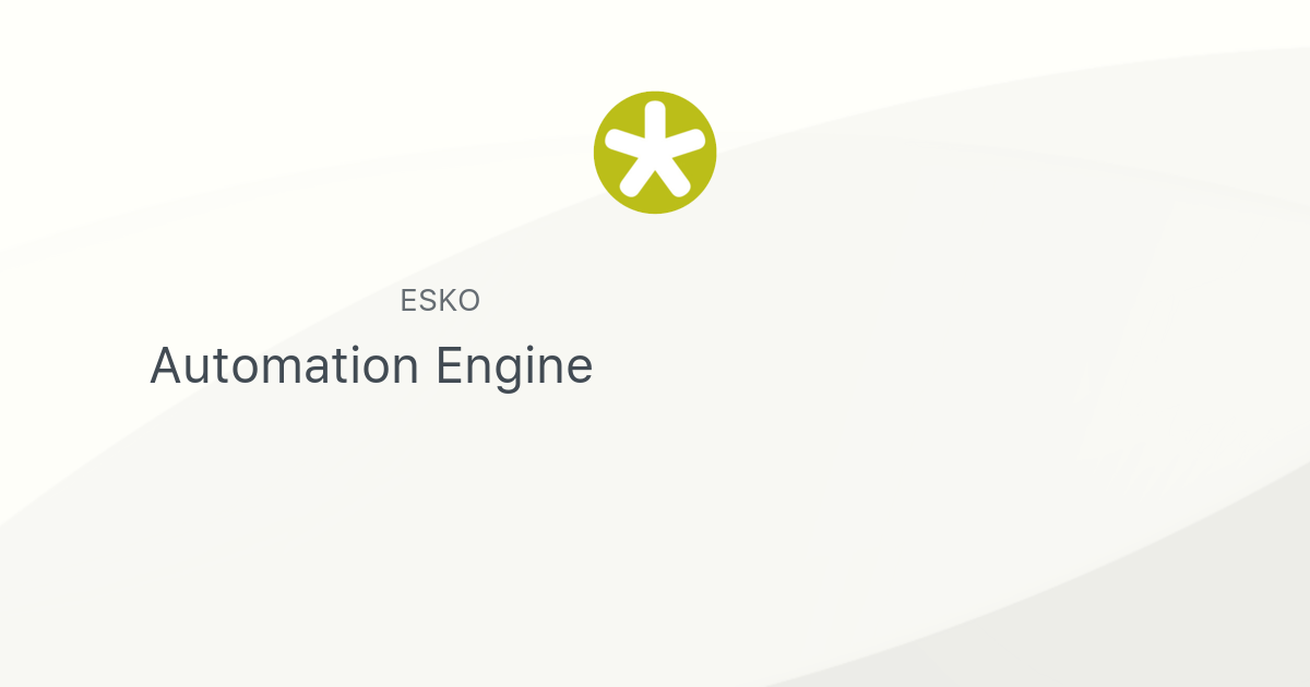 Automation Engine 高效智慧印前自動化流程 | Esko