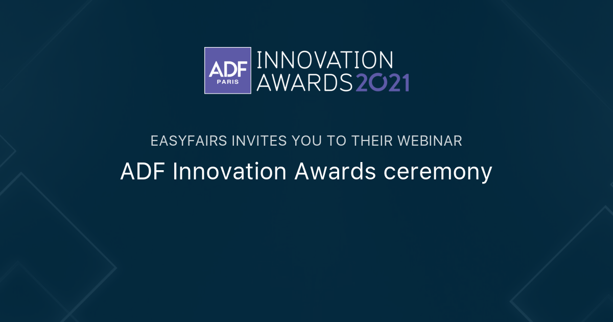 ADF Innovation Awards ceremony | Easyfairs