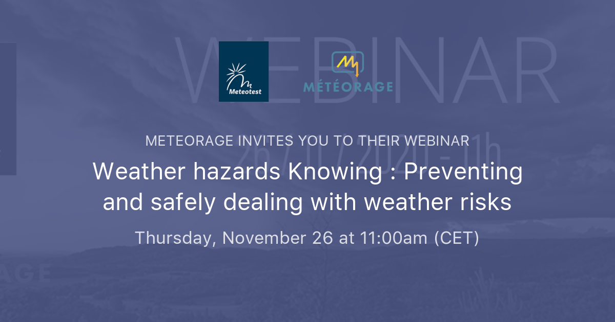 Weather hazards Knowing : Preventing and safely dealing with weather ...