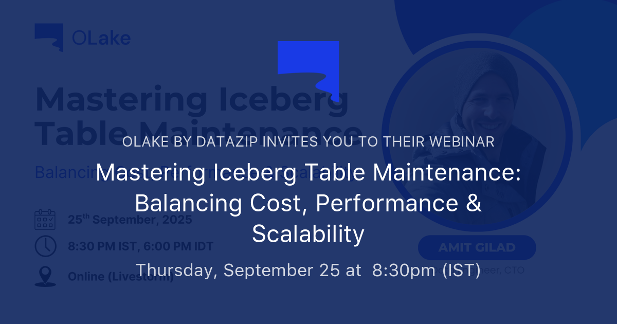 Mastering Iceberg Table Maintenance: Balancing Cost, Performance ...
