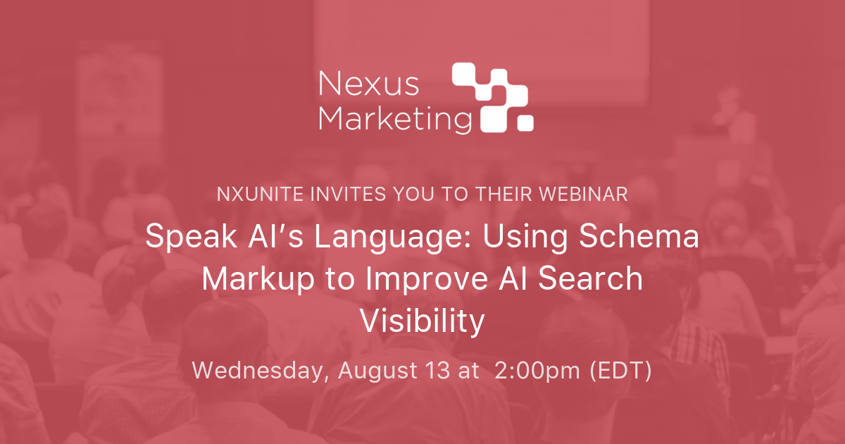 Speak AI’s Language: Using Schema Markup to Improve AI Search ...