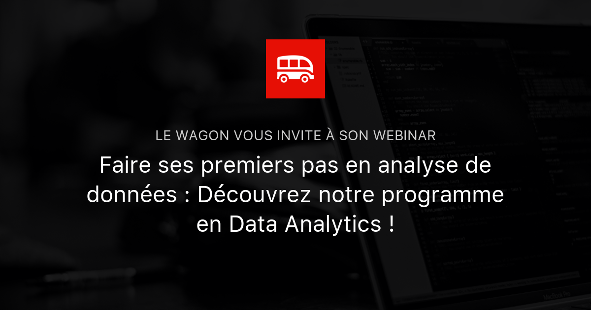 Faire ses premiers pas en analyse de données : Découvrez notre ...