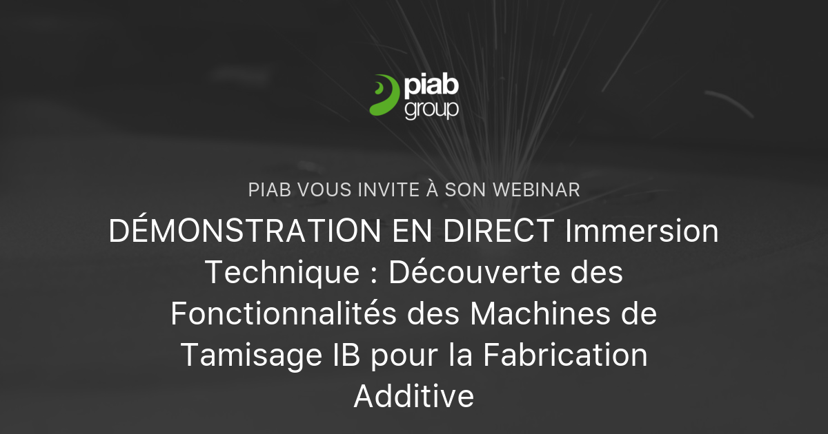 DÉMONSTRATION EN DIRECT Immersion Technique : Découverte des ...