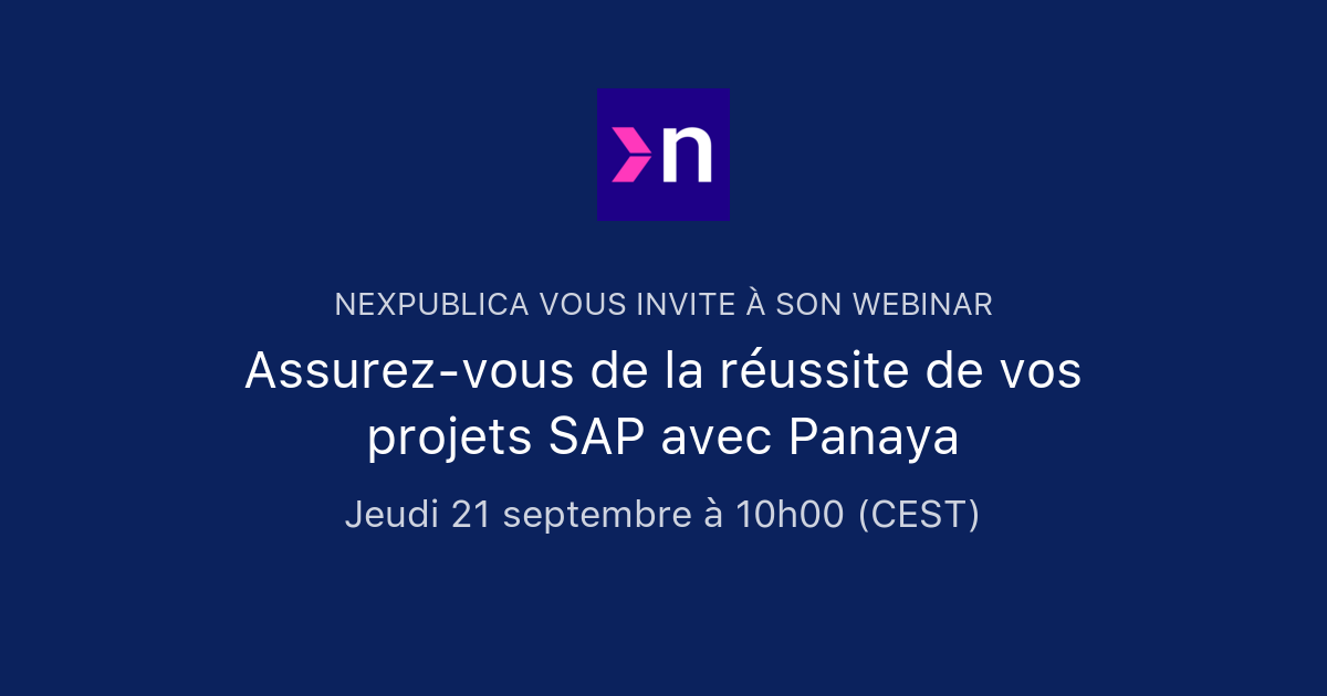 Assurez-vous de la réussite de vos projets SAP avec Panaya | Inetum