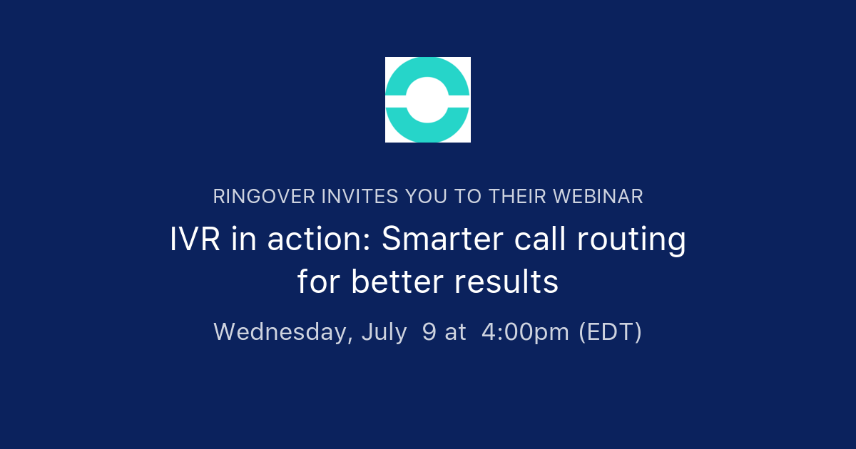 IVR in action: Smarter call routing for better results | Ringover
