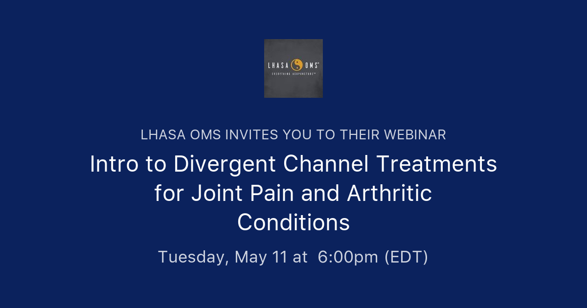 Intro to Divergent Channel Treatments for Joint Pain and Arthritic ...