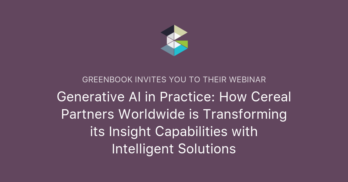 Generative AI in Practice: How Cereal Partners Worldwide is ...