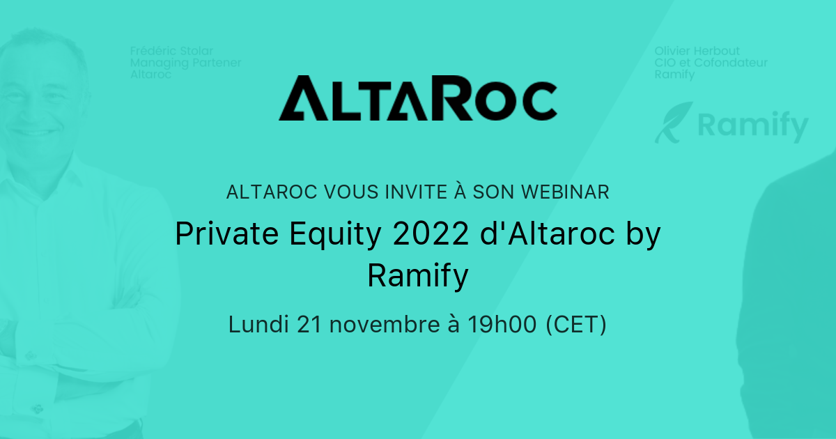 Private Equity 2022 d'Altaroc by Ramify | Altaroc