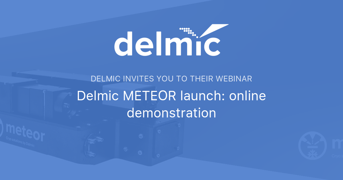 Delmic METEOR launch: online demonstration | Delmic