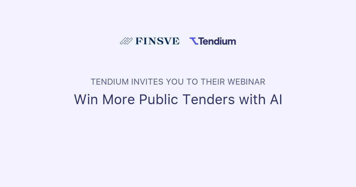 Win More Public Tenders with AI | Tendium