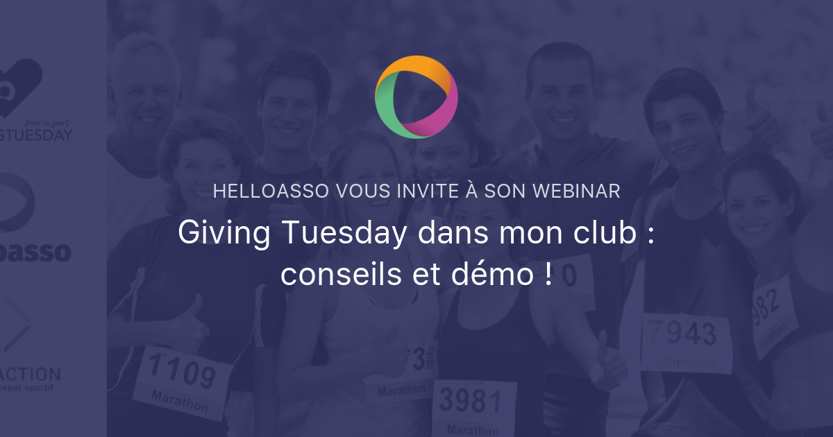Giving Tuesday dans mon club : conseils et démo ! | HelloAsso