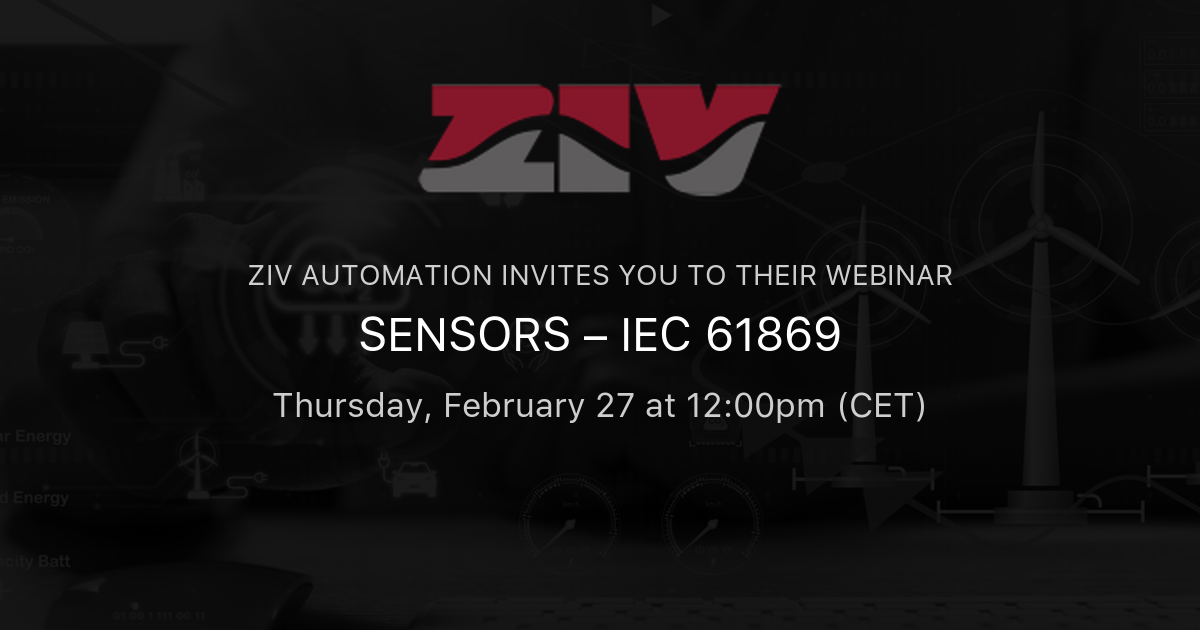 SENSORS – IEC 61869 | ZIV Automation