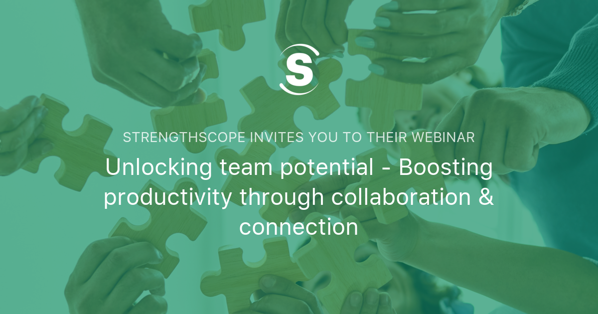 Unlocking team potential - Boosting productivity through collaboration ...